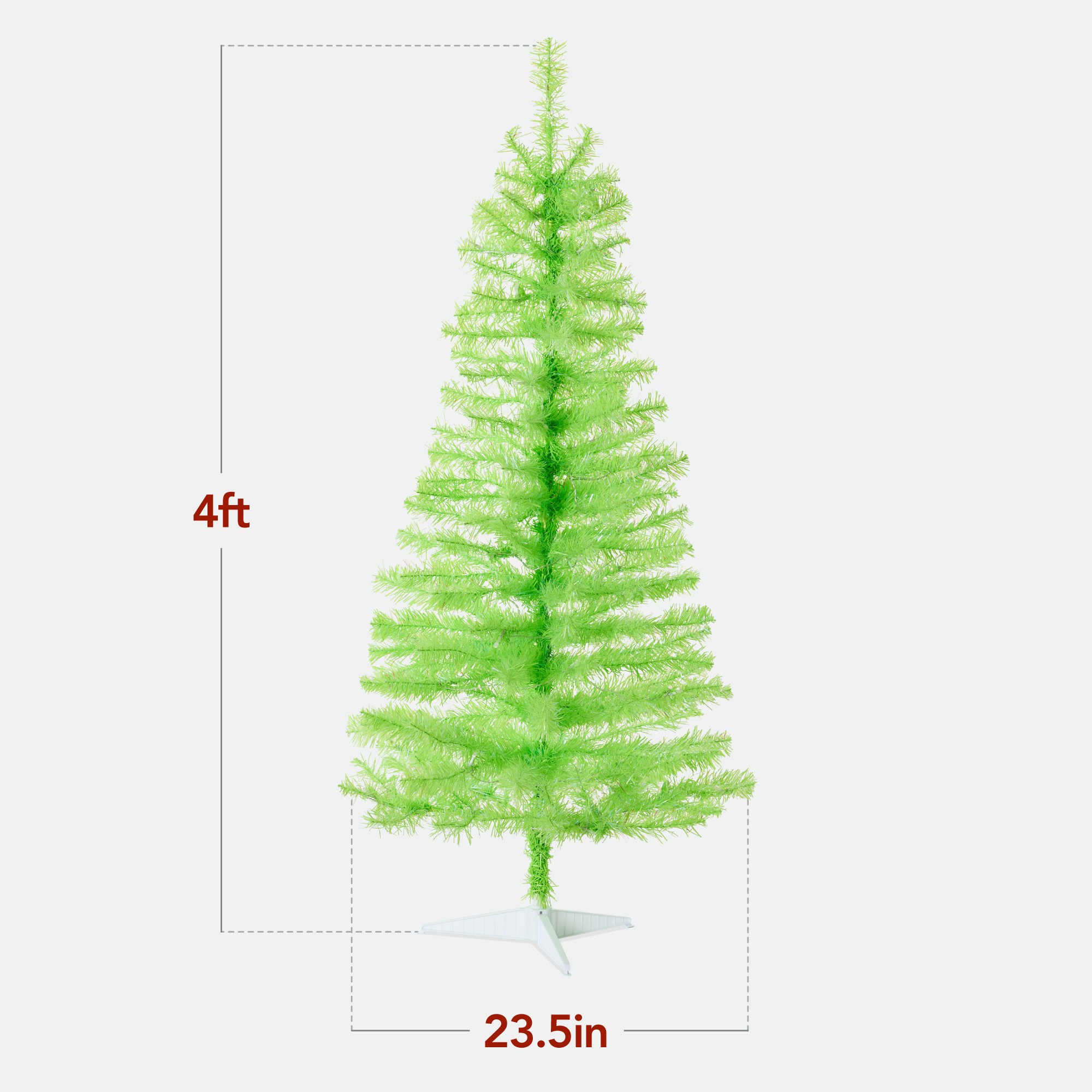 Best Choice Products Pre-lit Colorful Mini Spruce Tree LED Lights - 4ft ...